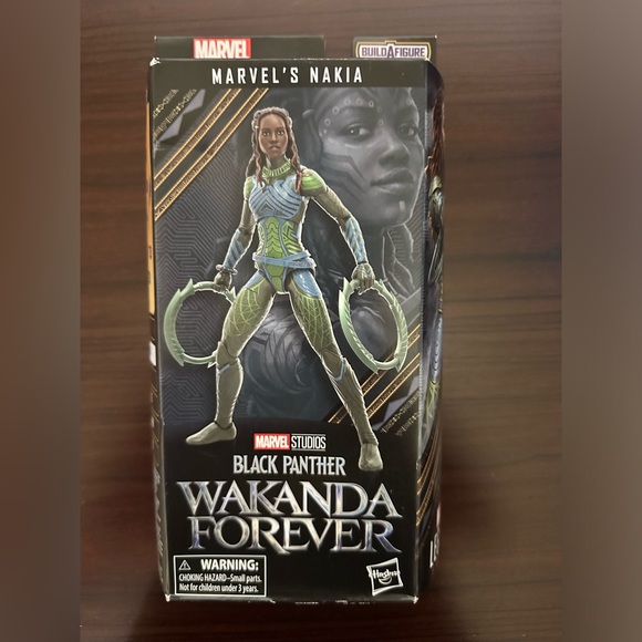 Marvel | Toys | Nib Marvel Legends Series Nakia Wakanda Forever Build A ...